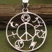 COEXIST Sterling Silver Pendant, COEXIST Pendant, COEXIST Necklace ...