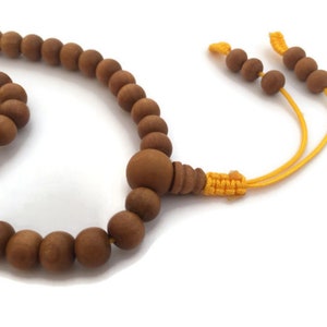 Original Tibetan Sandalwood 108 Beads Full Mala Prayer Beads Adjustable ...