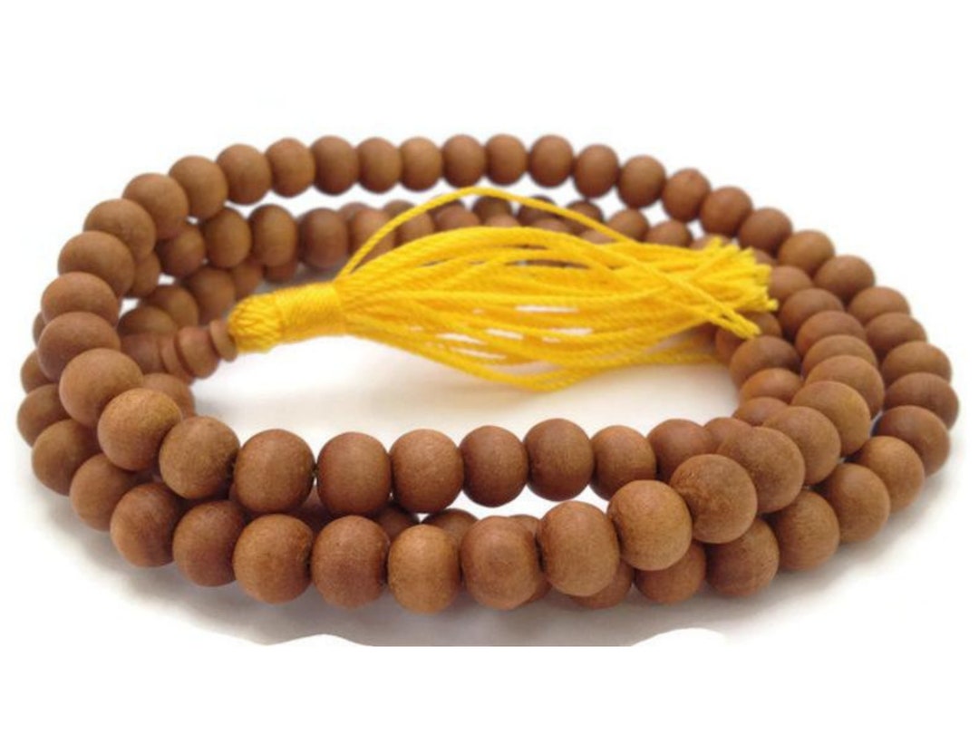 Tibetan Sandalwood 108 Beads Full Mala, Prayer Beads, Buddhist Prayer ...