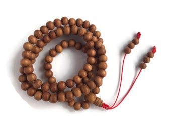 Original Tibetan Sandalwood 108 Beads Full Mala Prayer Beads | Etsy