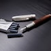 Handmade Buffalo Horn Fountain Pen: Engraved Sterling Silver, Italian ...