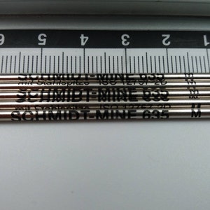 Schmidt-mine 635 M Refill Set 5 Pcs for Mini Pen Black Ink - Etsy