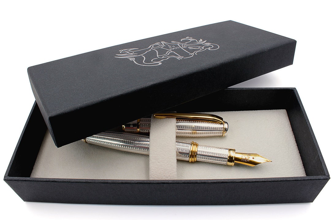 Handmade Sterling Silver Fountain Pen | Italian Craftsmanship Inspired ...