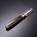 Handmade Buffalo Horn Fountain Pen: Engraved Sterling Silver, Italian ...