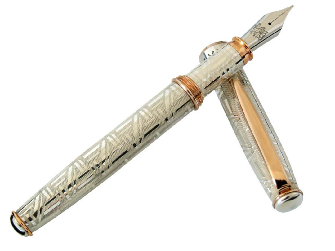 Handmade Fountain Pen Sterling Silver 925 Pen & the City Rose - Etsy UK