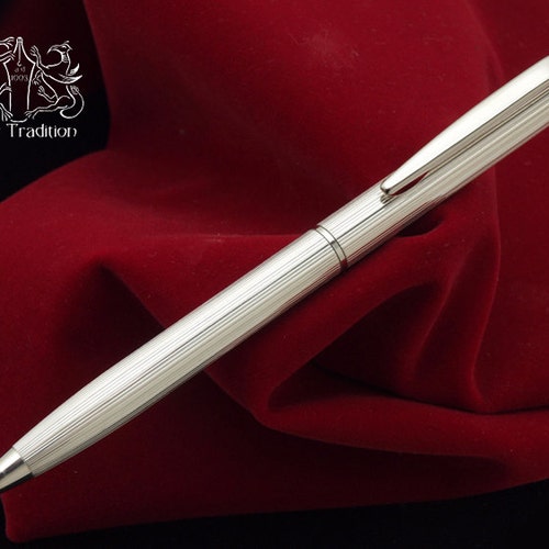 Handcrafted Ballpoint Pen Sterling Silver 925 Handmade in - Etsy