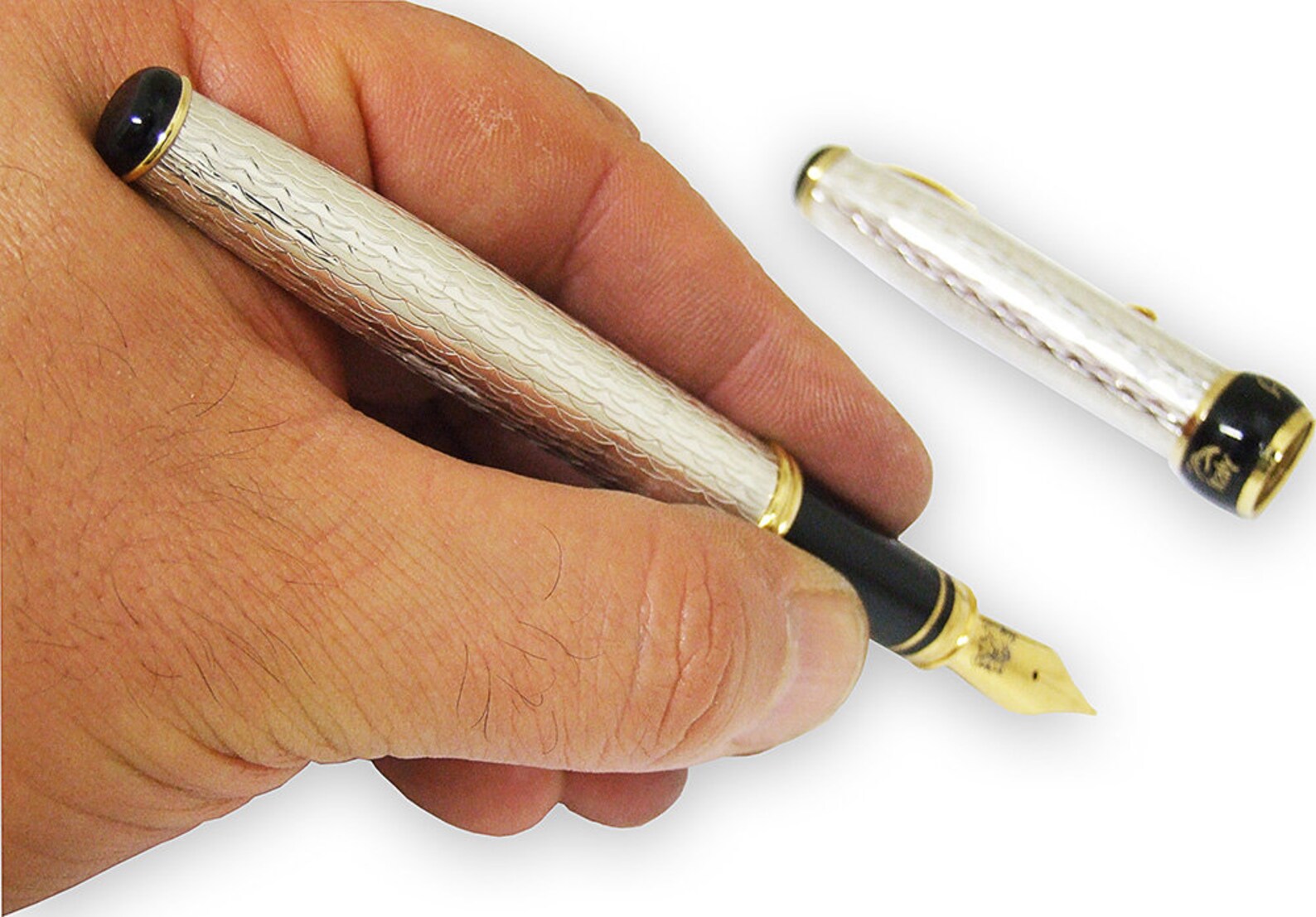 Pen Set Handmade in Sterling Silver Italian Pens - Etsy