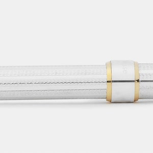 Handmade 925 Sterling Silver Fountain Pen – 18K Gold-plated Fittings ...