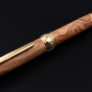 Italian Artisan Fountain Pen – Mediterranean Olive Wood & Shades of ...