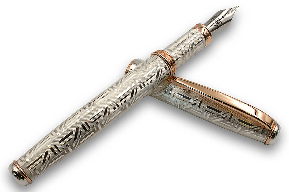 Handmade Fountain Pen Sterling Silver 925 Pen & the City Rose - Etsy UK