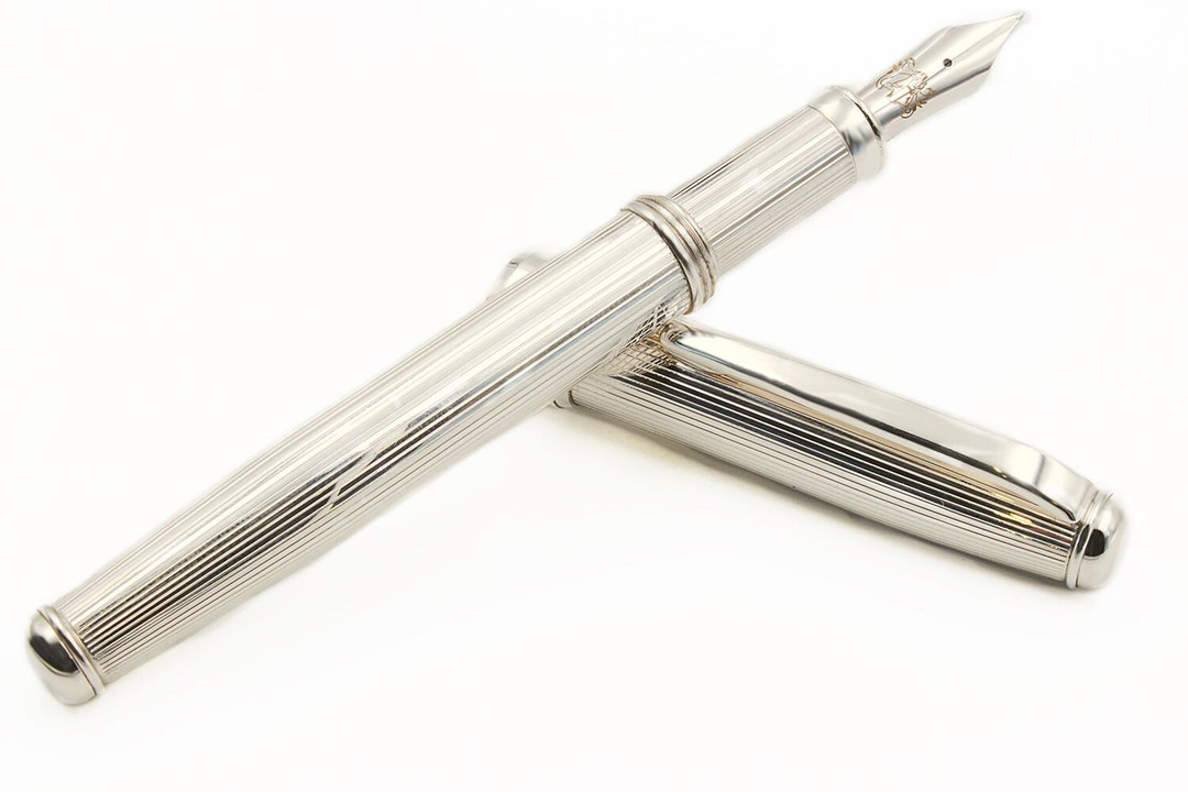 Sterling Silver Fountain Pen - Hallmarked 925, Custom Jewelry Pen ...