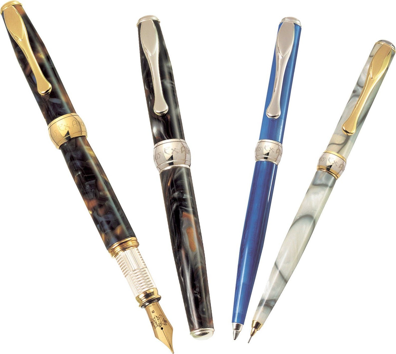 Pen Set Handmade in Italy Multicolor Resin Pens - Etsy