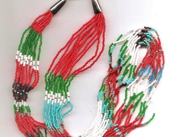 Sterling Silver 5mm Multi Strand Pearls Bead Necklace - Etsy