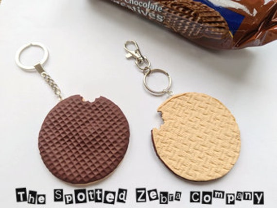 Replica Extra-large Milk Chocolate Digestive Biscuit Keyring - Etsy UK