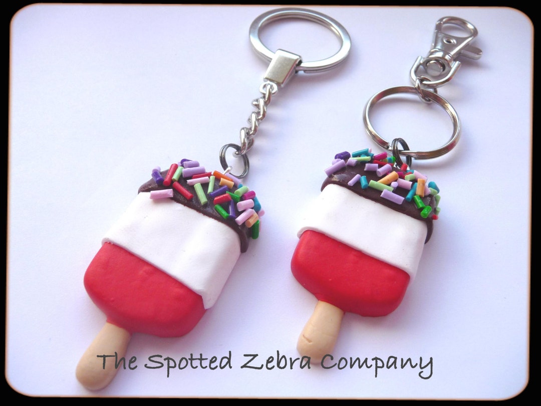 Fab Ice Lolly Keyring Keychain Necklace Key Chain - Etsy UK