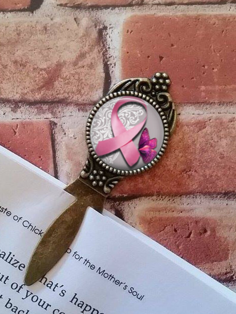 SALE Breast Cancer Awareness Bookmark Choose a Pattern - Etsy