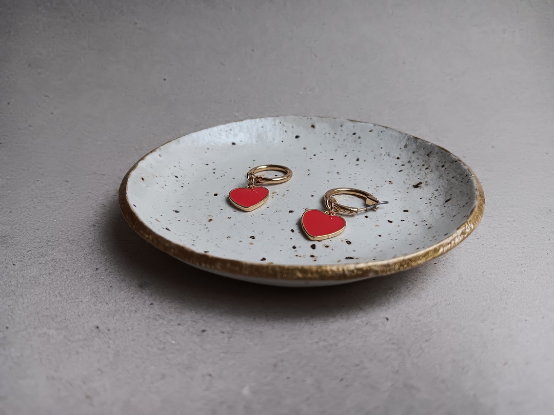 Simple Jewellery Dish Rustic Trinket Dish or Catchall Jewellery Holder ...
