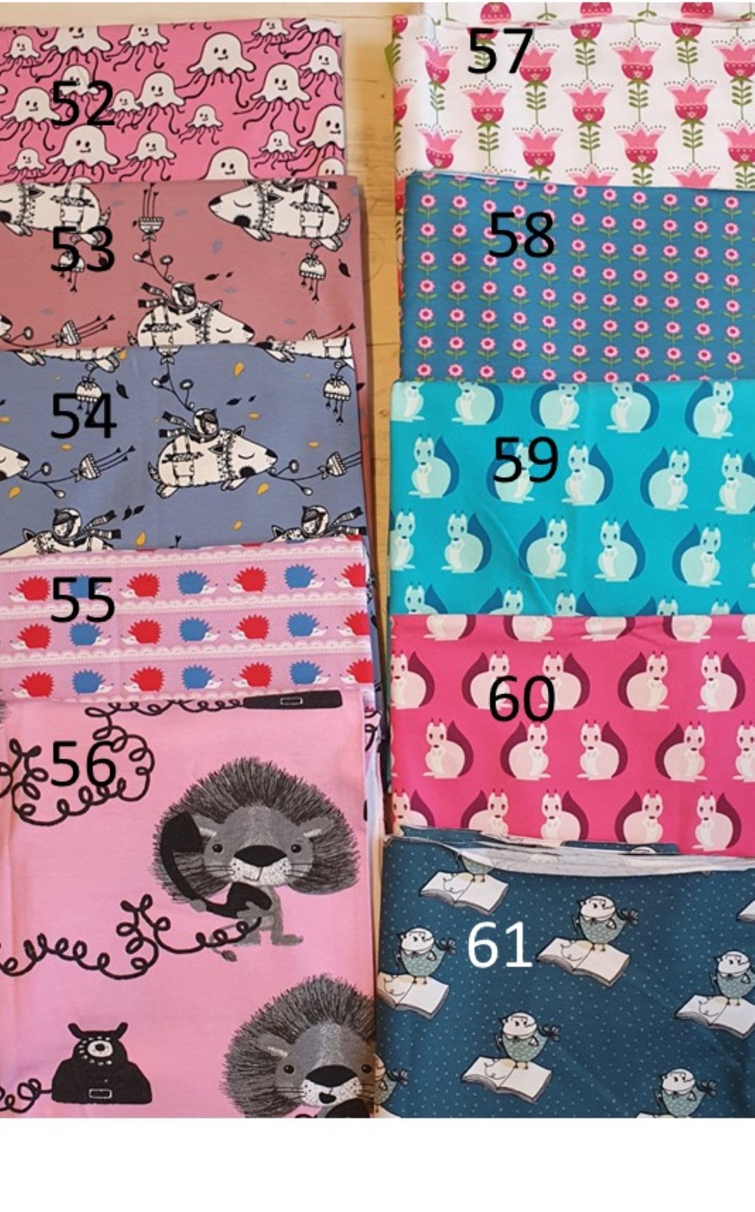No. 15-20 and 52-61, HIGHLIGHTLY REDUCED Organic Coupon Sale Fabric ...