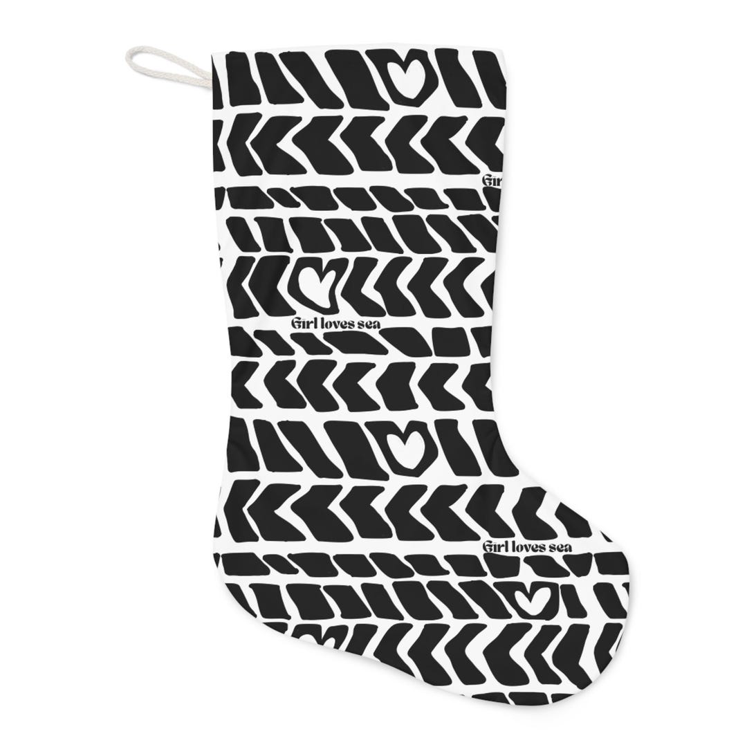 Hebrew Cone Shell Pattern Christmas Stocking Holiday Decor Girl Loves ...
