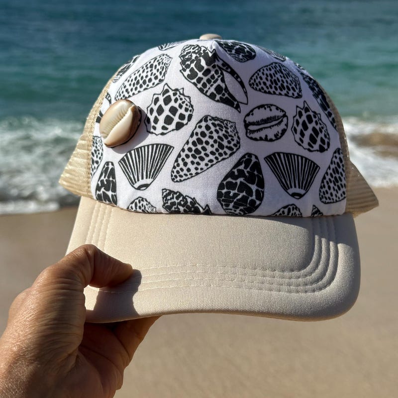 Beach Themed Trucker Hat - Etsy