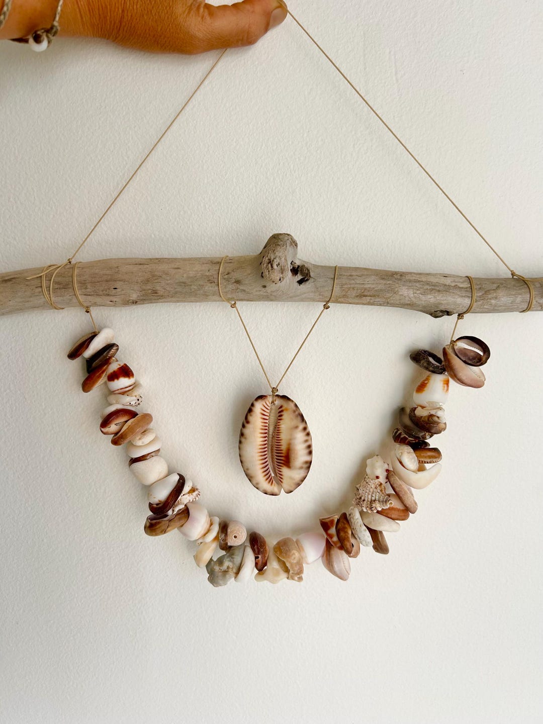 Broken Hawaiian Shell Wall Hanging Chime Mobile - Etsy