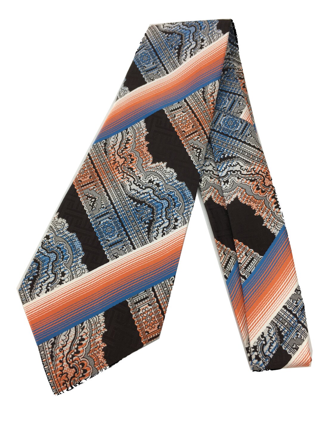 Vintage 1970's Wide Kipper Tie Super Bright and Funky Made in Malta ...