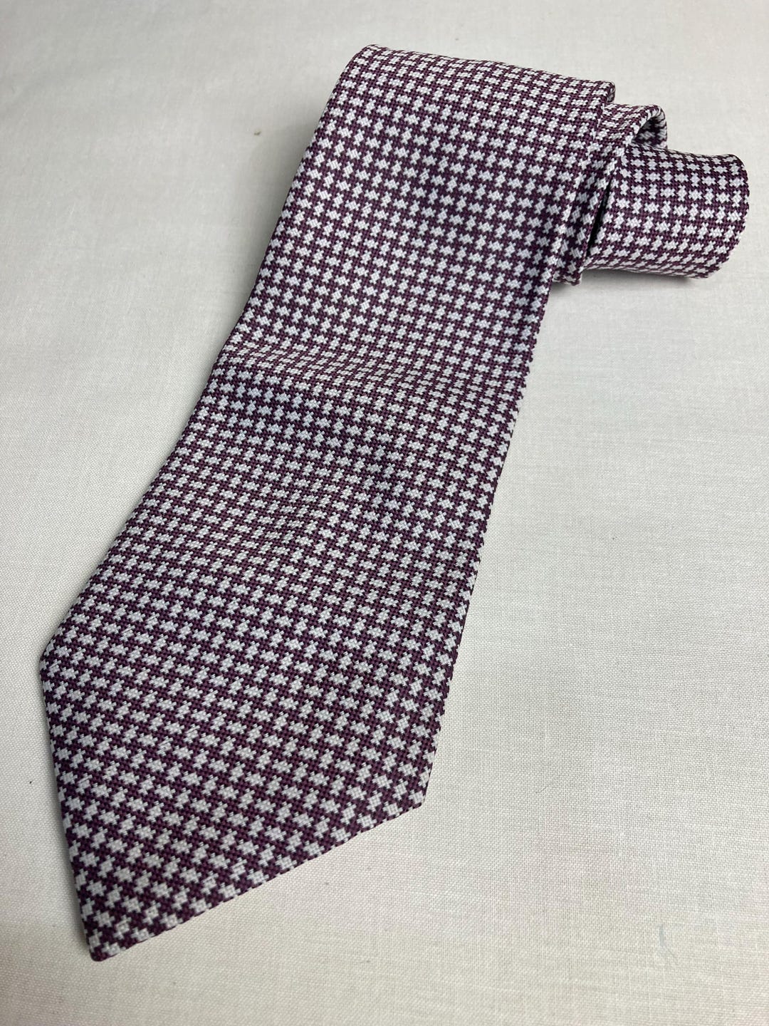 Vintage 1970's Wide Kipper Tie Made in Malta Jacquard Woven Polyester ...