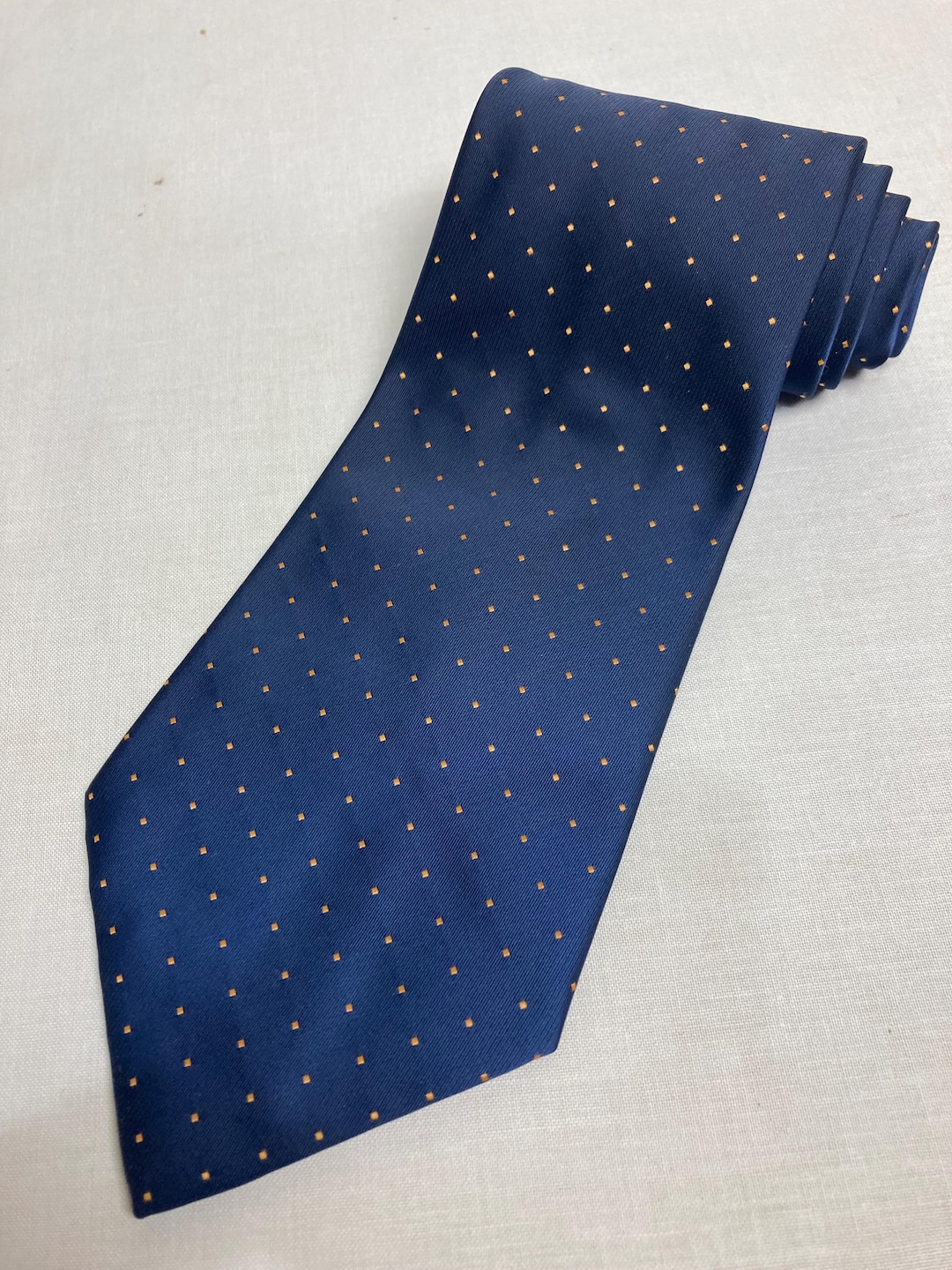 Vintage 1970's Wide Kipper Tie Made in Malta Jacquard Woven Polyester ...