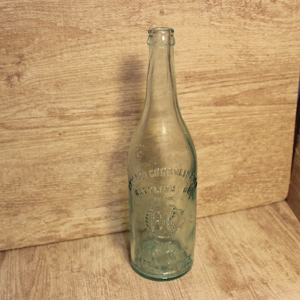 Glass Antique Beer Bottle - Etsy