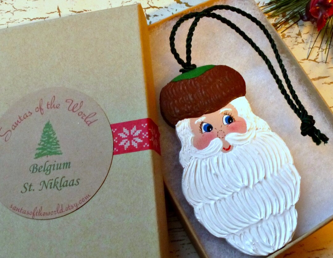 Belgian Saint Niklaas, Santa Christmas Ornament, Flemish Decor or Tree ...