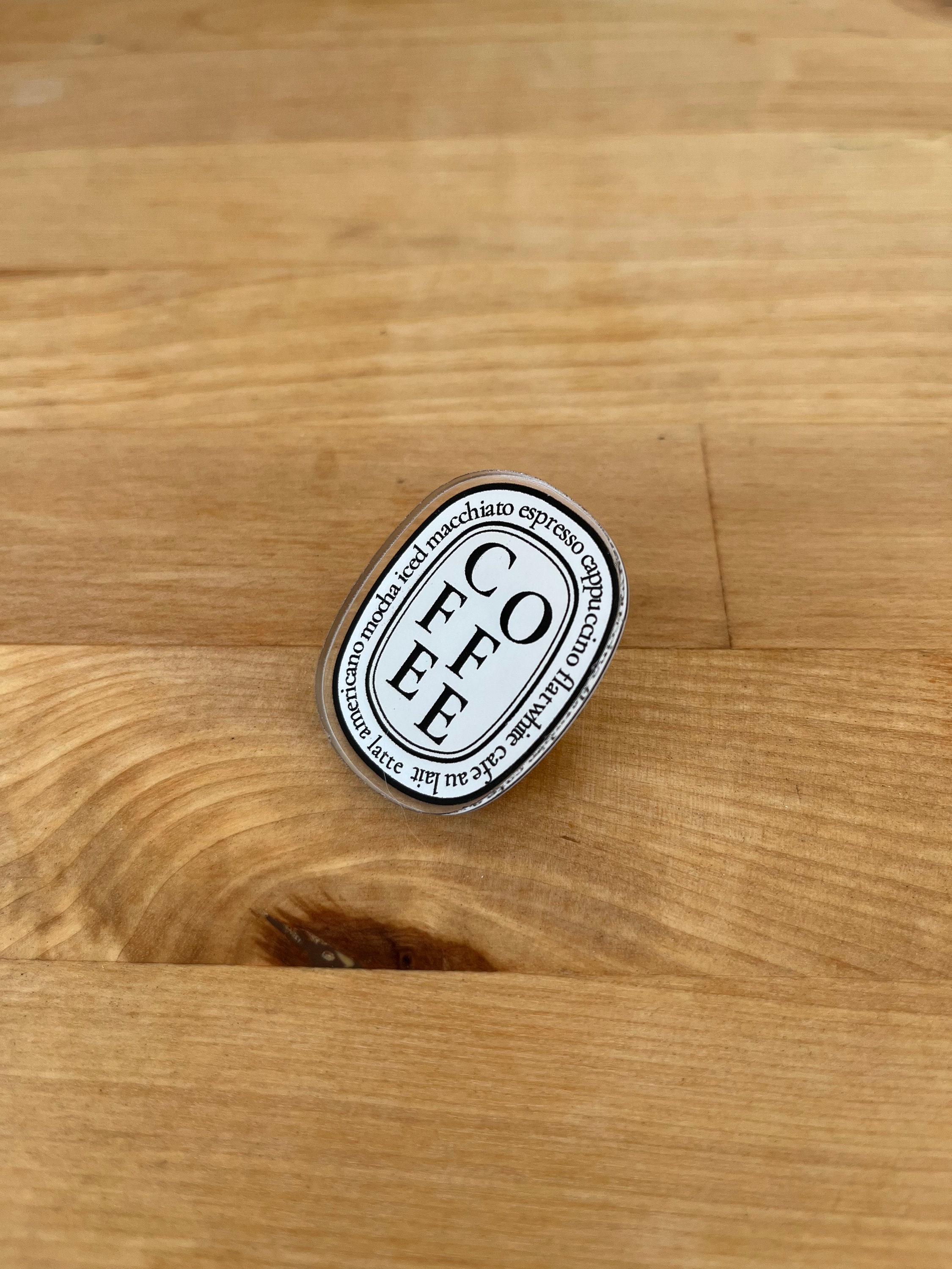 Diptyque Inspired Coffee Pin - Etsy