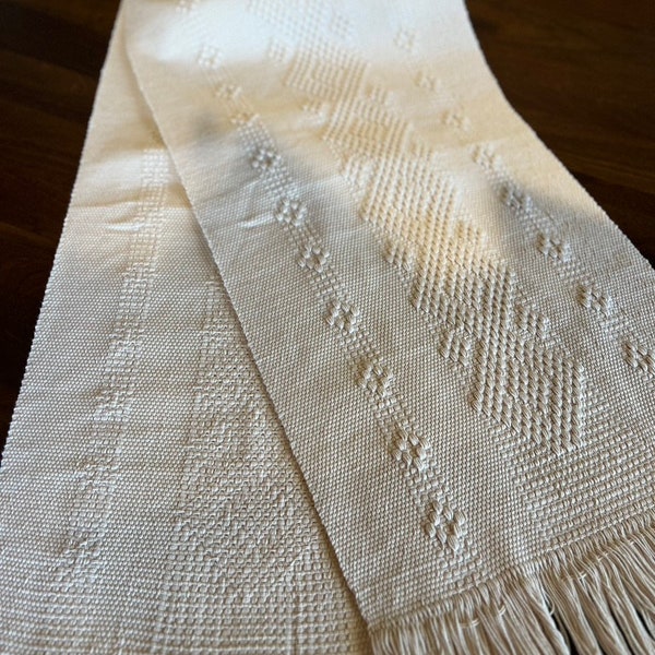 White Table Runner Fringe - Etsy
