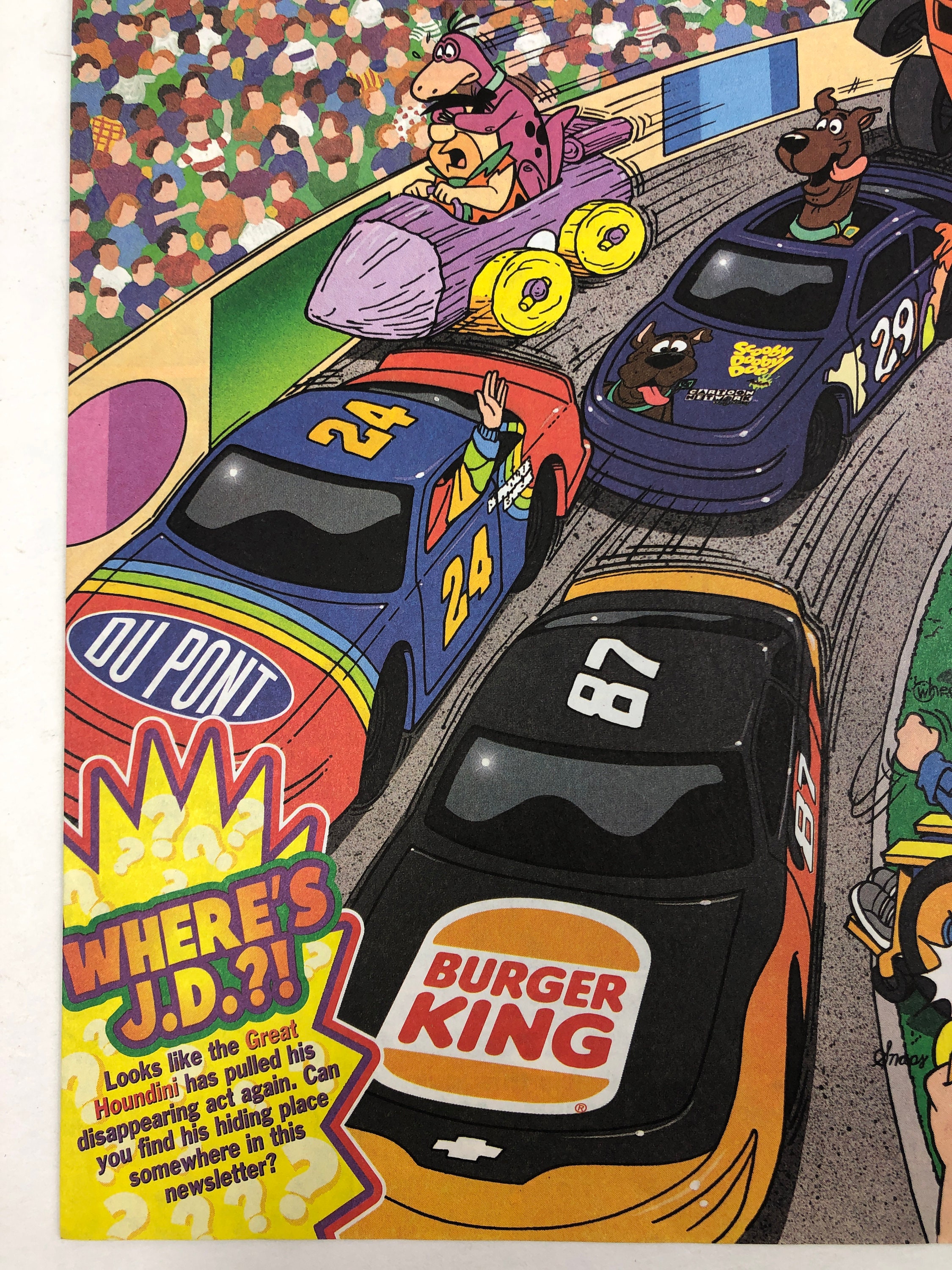 1997 vintage Burger King Kids Club Racing Team ADVENTURES | Etsy