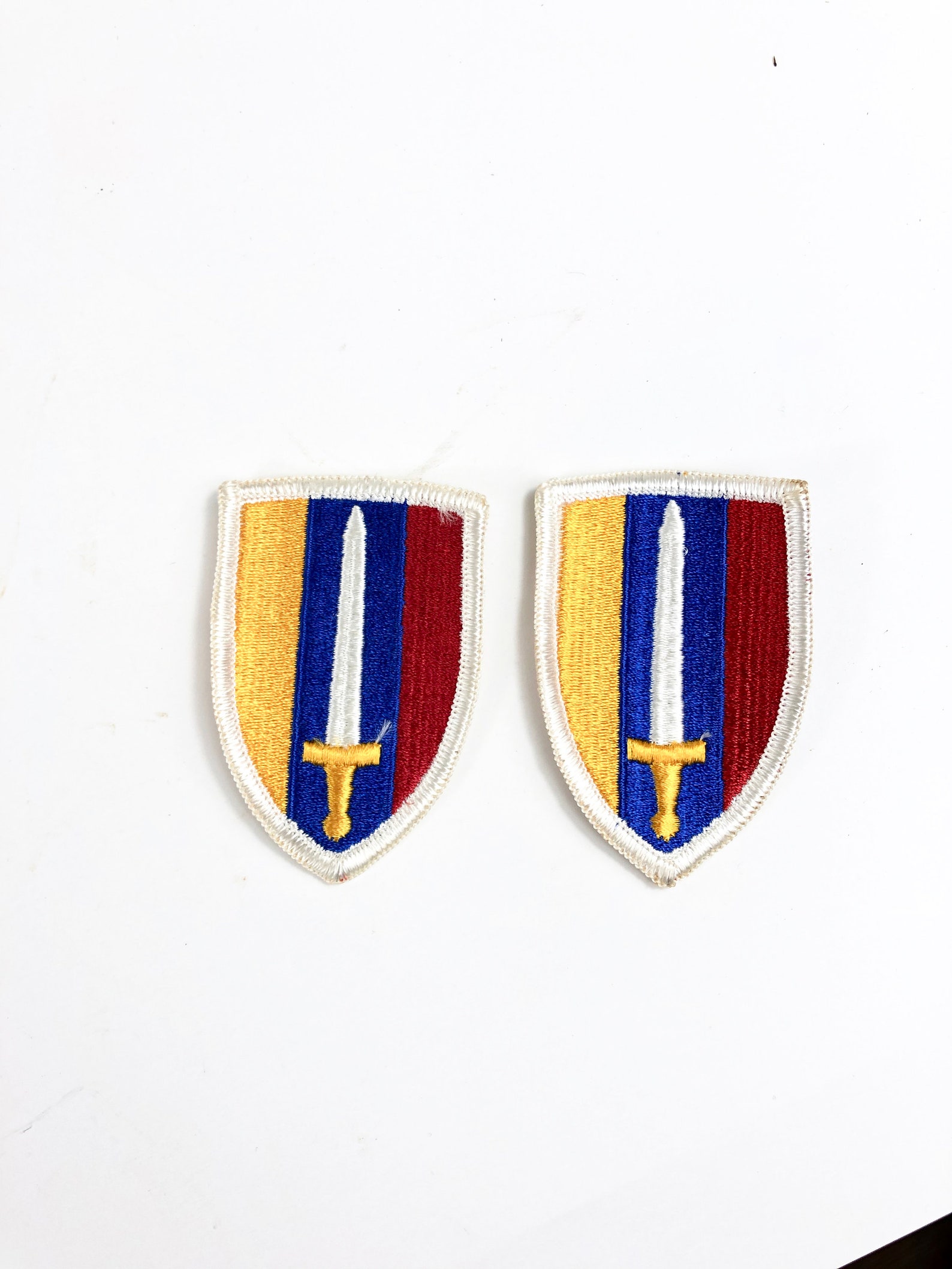 Lot Of 2 Vintage Vietnam Era Army 6th Battalion Sword Patch Etsy