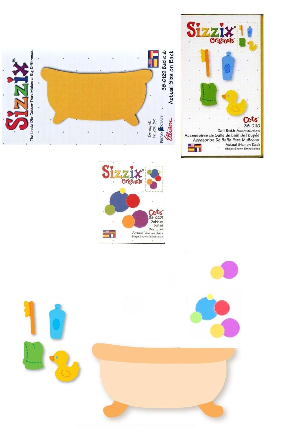 SIZZIX Large DIES Cut Fabric LEATHER Metal With Big Shot Evolution ...