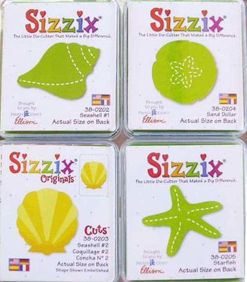 SIZZIX Large DIES Cut Fabric LEATHER Metal With Big Shot Evolution ...