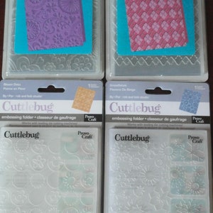 A2 EMBOSSING Folders Dies CUTTLEBUG for Die Cutting Machines Flowers ...