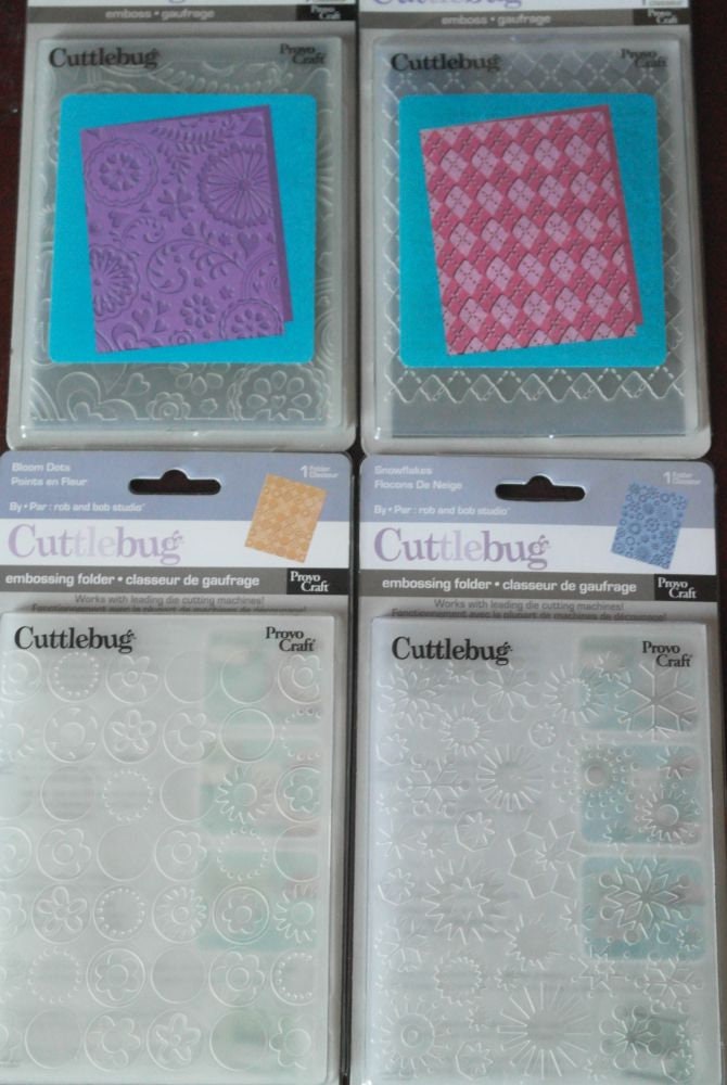A2 EMBOSSING Folders Dies CUTTLEBUG for Die Cutting Machines Flowers ...