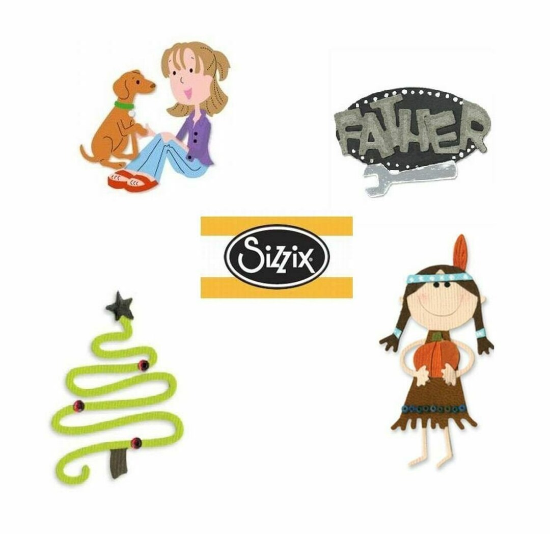 SIZZIX SIZZLITS DIES for Die Cutting Machines Bigshot Evolution ...