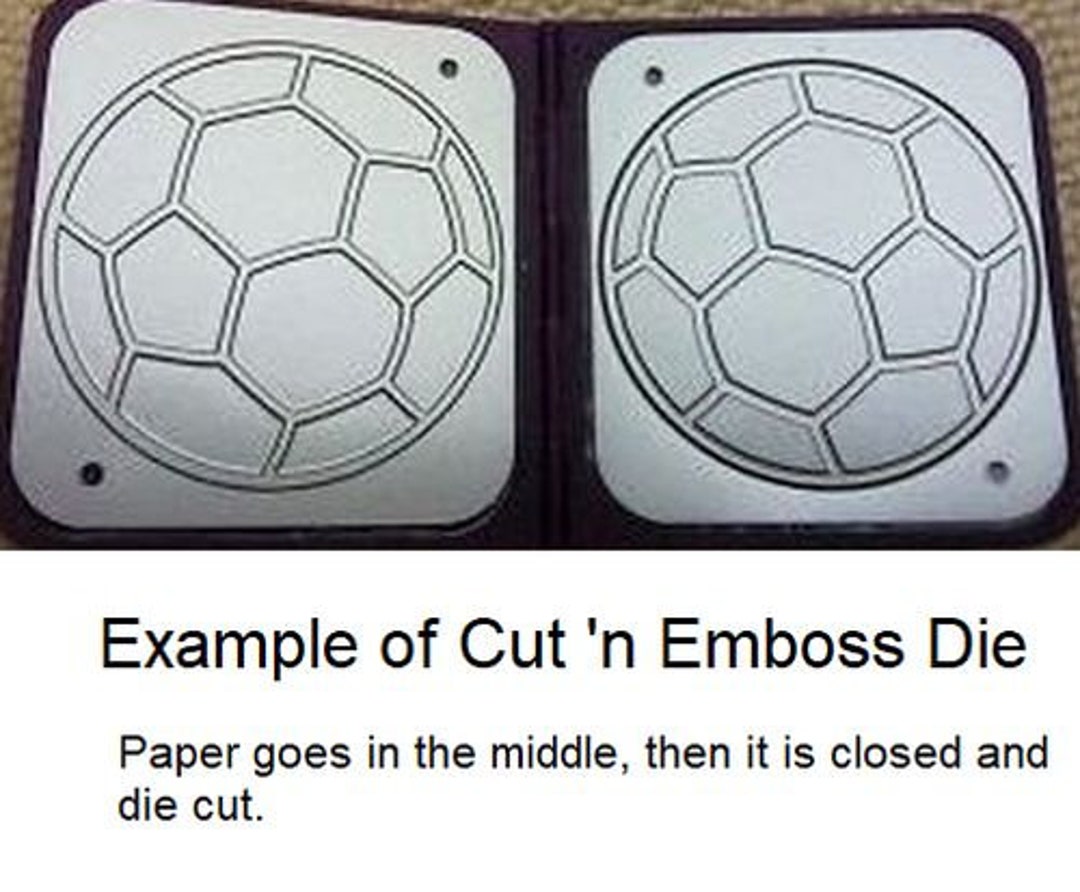 Sizzix / Ellison CUT ' N EMBOSS Dies Embossing for Die Cutting Machines ...