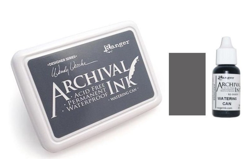 TIM HOLTZ Archival Dye INK Pads + Refill Re-inker Ranger Purple Red ...