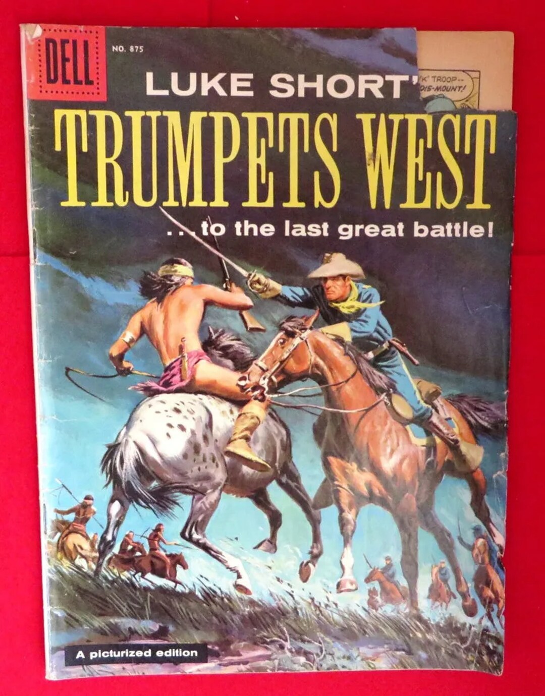 Vintage Luke Short's Comic Book Trumpets West, No. 875, 1957, Silver ...