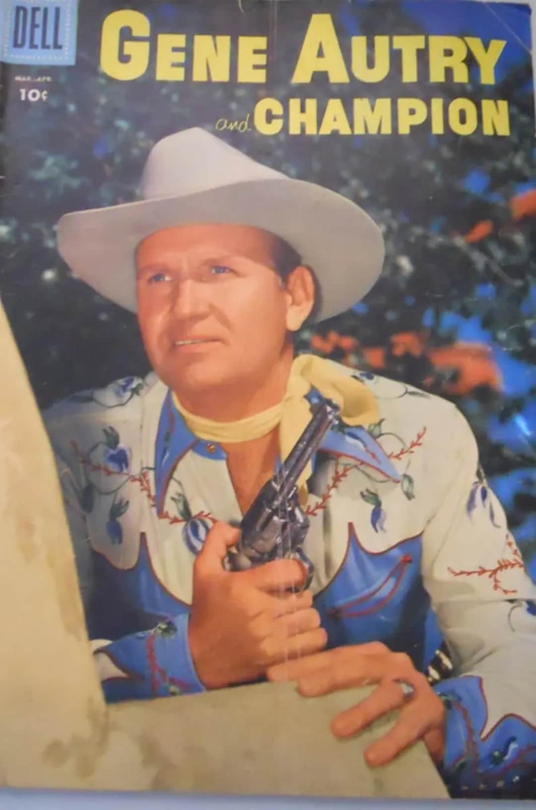 Gene Autry Comic Book, Vintage Four Color Comics, Vol. 1, 108, Silver ...