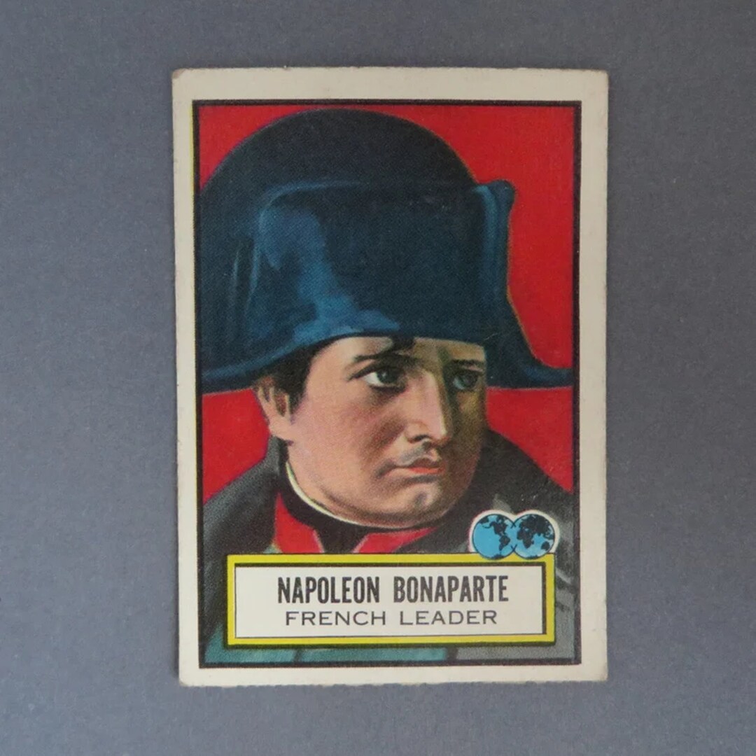 TOPPS 1950s Look 'n See Card, Napoleon Bonaparte, Card No. 67, World ...