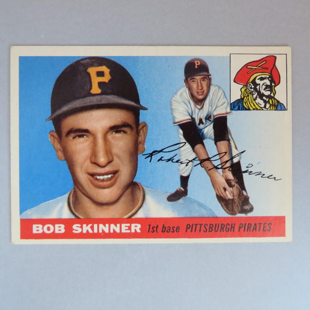 Bob Skinner Baseball Card, Vintage 1955 Topps #88, Pittsburgh Pirates ...