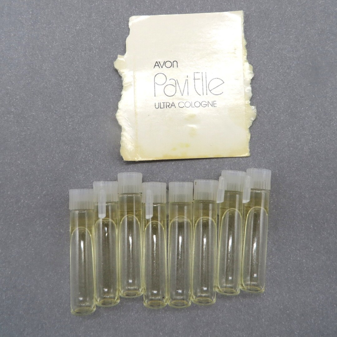 AVON Sample Cologne Pavi Elle Ultra 8 Tubes 1980s Vintage Perfume ...
