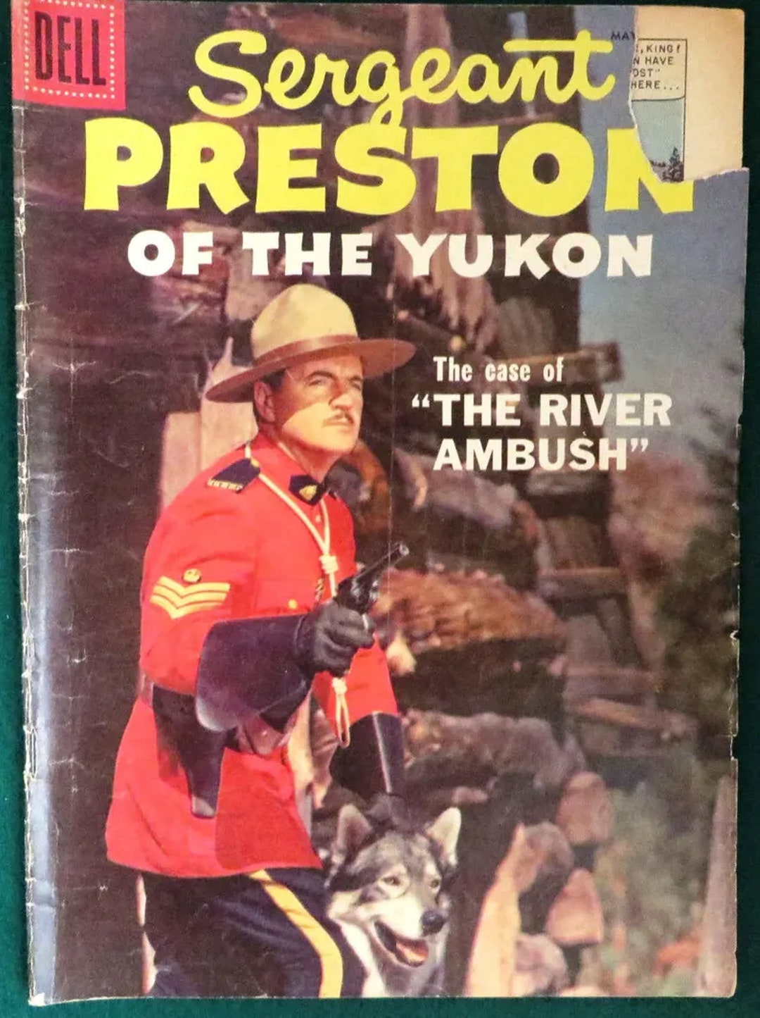 Sergeant Preston Comic Book, Four Color Comics 1957 Vol. 1, No. 23, G ...