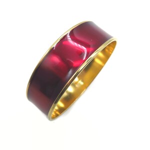 Vintage Bangle, Monet Iridescent Red and Gold Bracelet, Party Jewelry ...