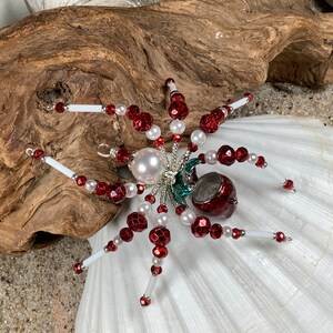 Red Strawberry Keep a Dream Spider Prayer Box Locket Christmas Spider ...
