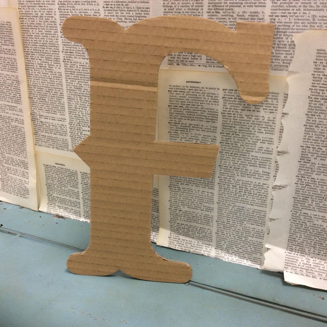 Forever in Recycled Cardboard Letters - Etsy